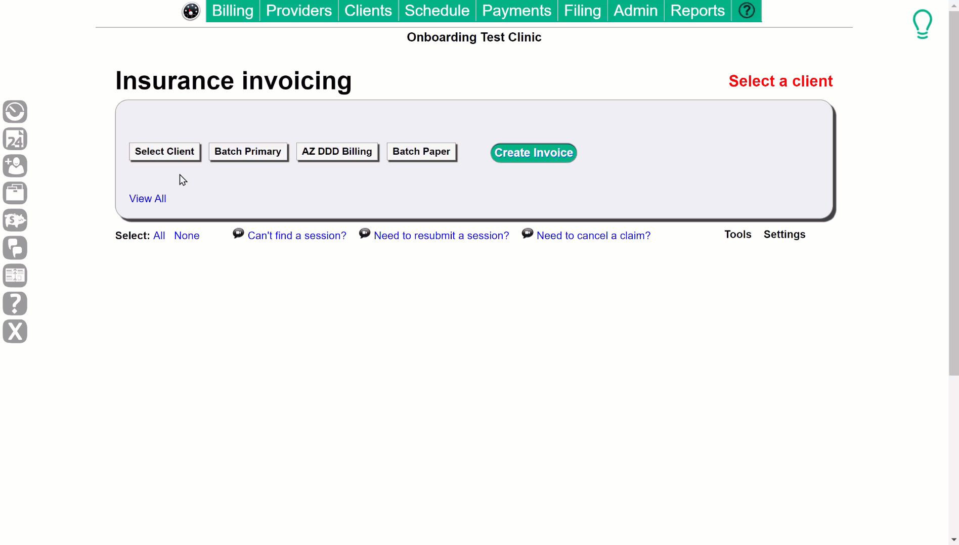 How to Create an Electronic Claim – Therabill