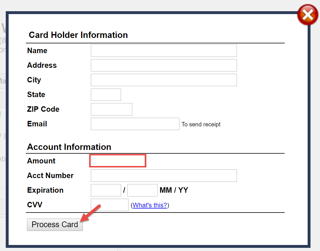 Client Portal Payments – Therabill