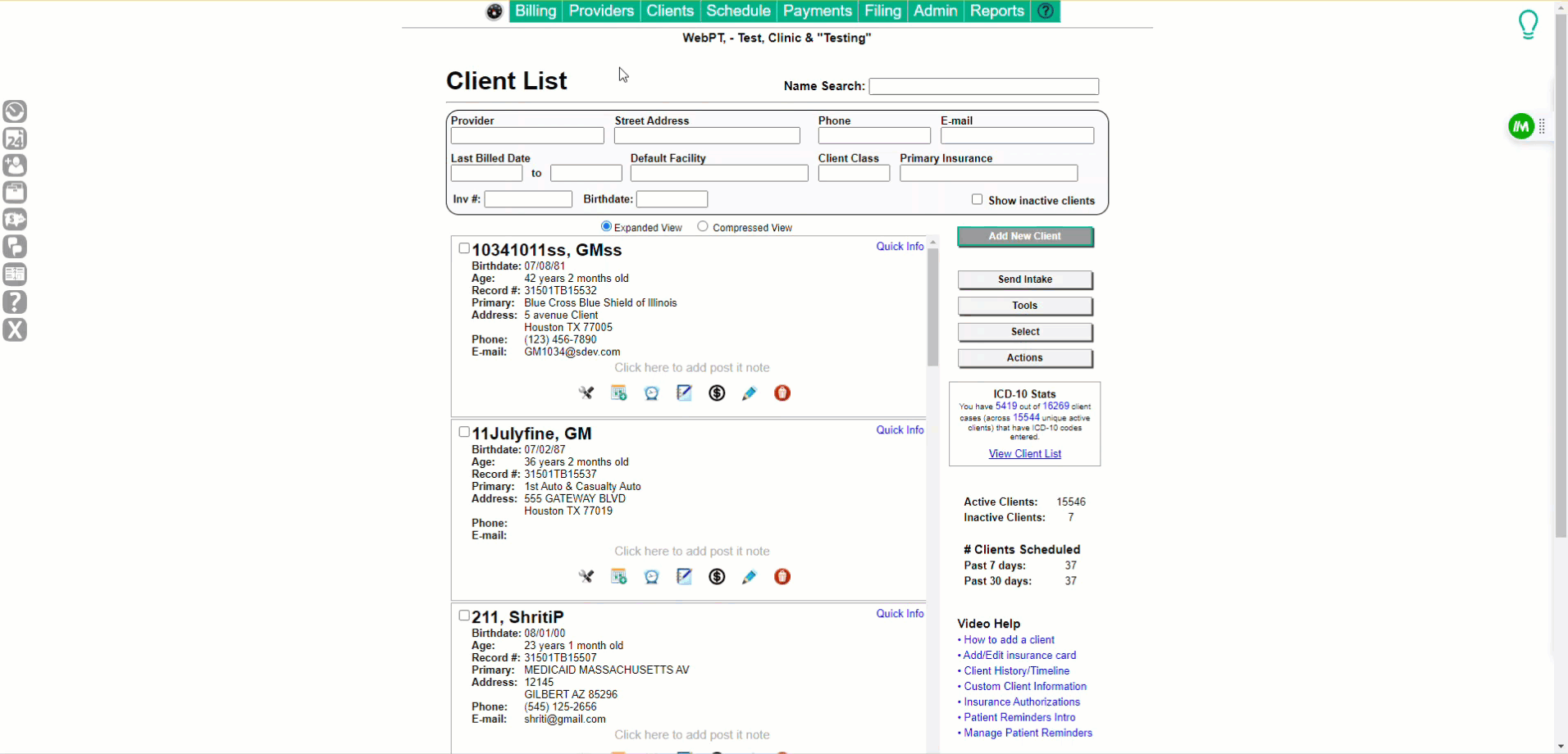 Fax Out Documentation – Therabill