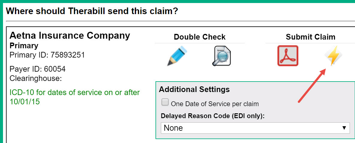 How to Create an Electronic Claim – Therabill
